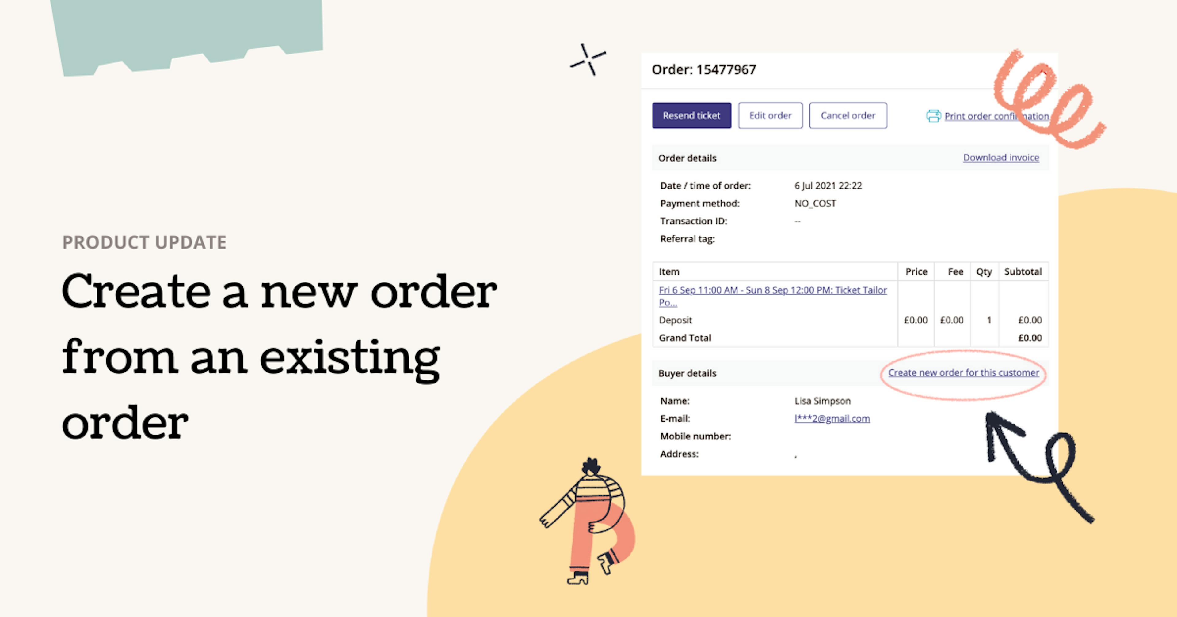 It’s even easier to create more orders