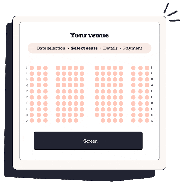 Seating charts tailored for every venue | Ticket Tailor