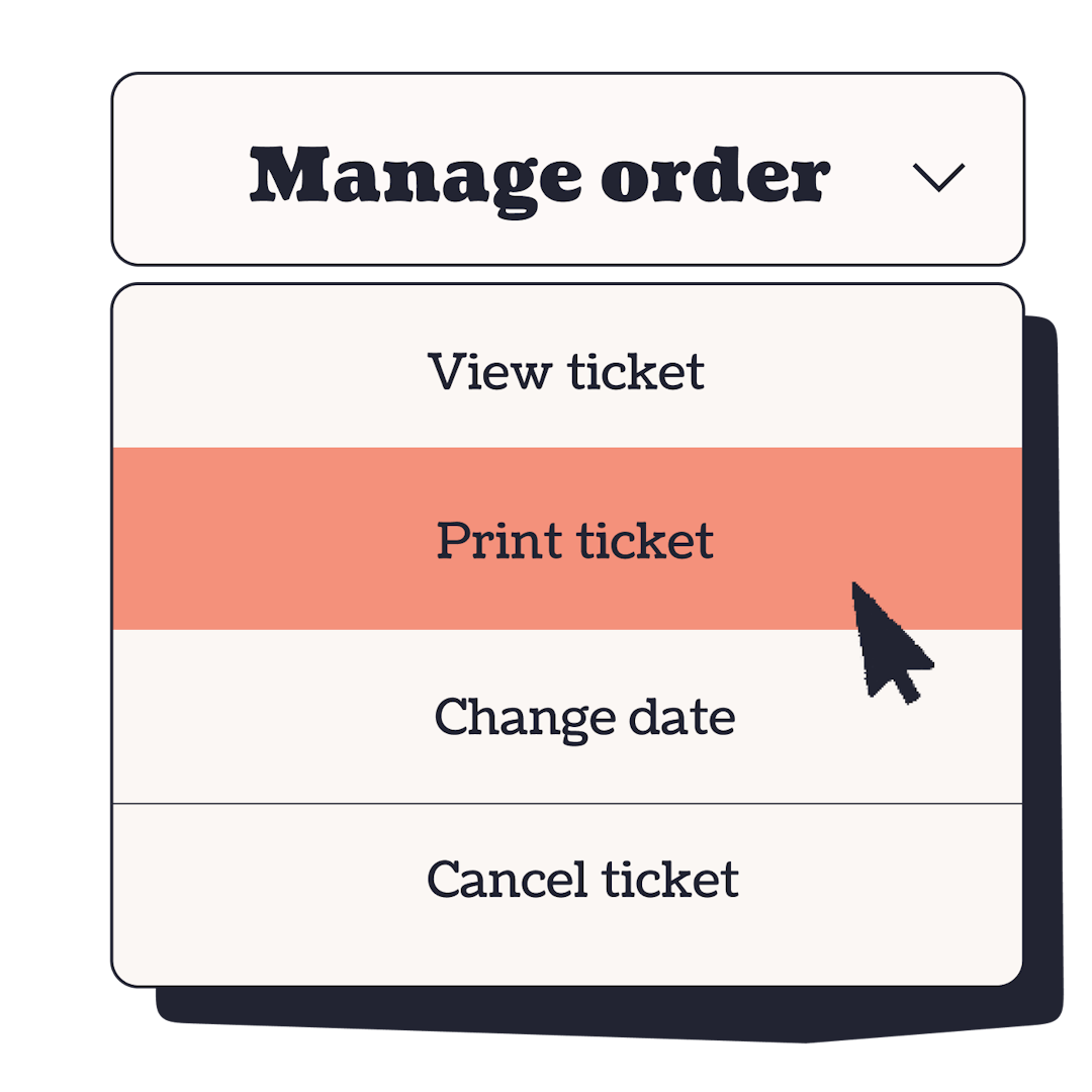 Manage your orders | Ticket Tailor