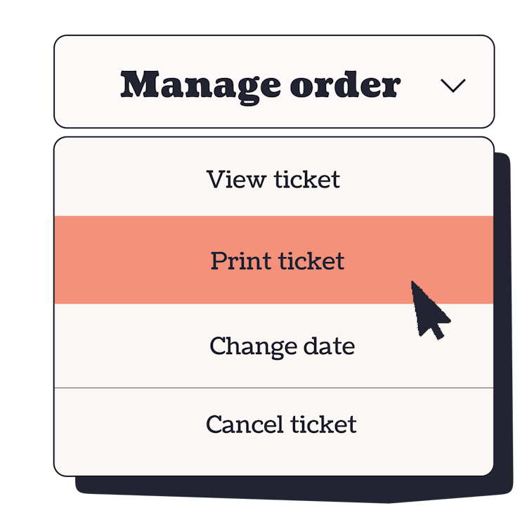 Manage your orders | Ticket Tailor